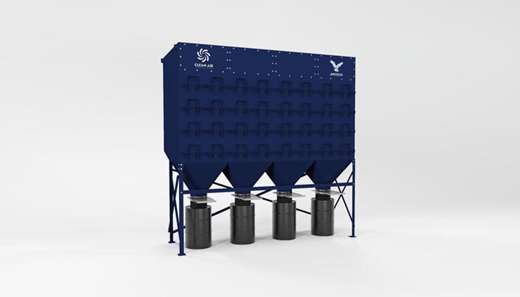 Horizontal Cartridge Dust Collectors | Clean Air Industries